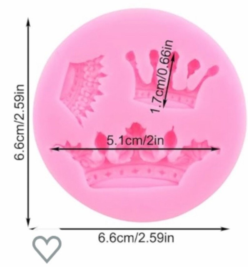 Crown Silicone Mold 3 Styles - Etsy