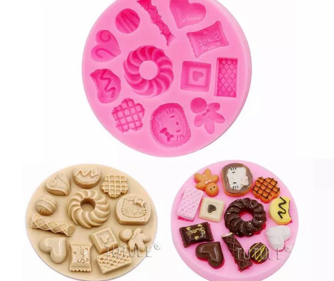 Candy and Sweets Mold From Hearts to Small Ginger Bread Candy - Etsy