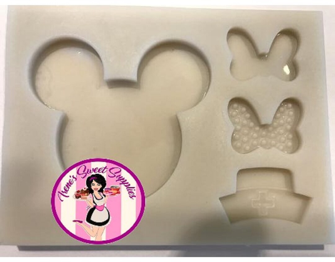 Nurse Minnie or Mickey Shape Silicone Mold - Etsy