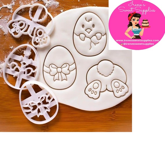 Easter Cutters Cute Set of 3 - Etsy