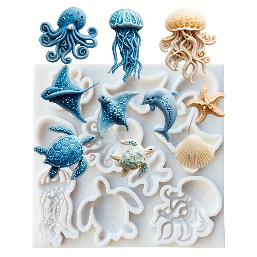 Ocean and Sea Theme Silicone Mold - Etsy
