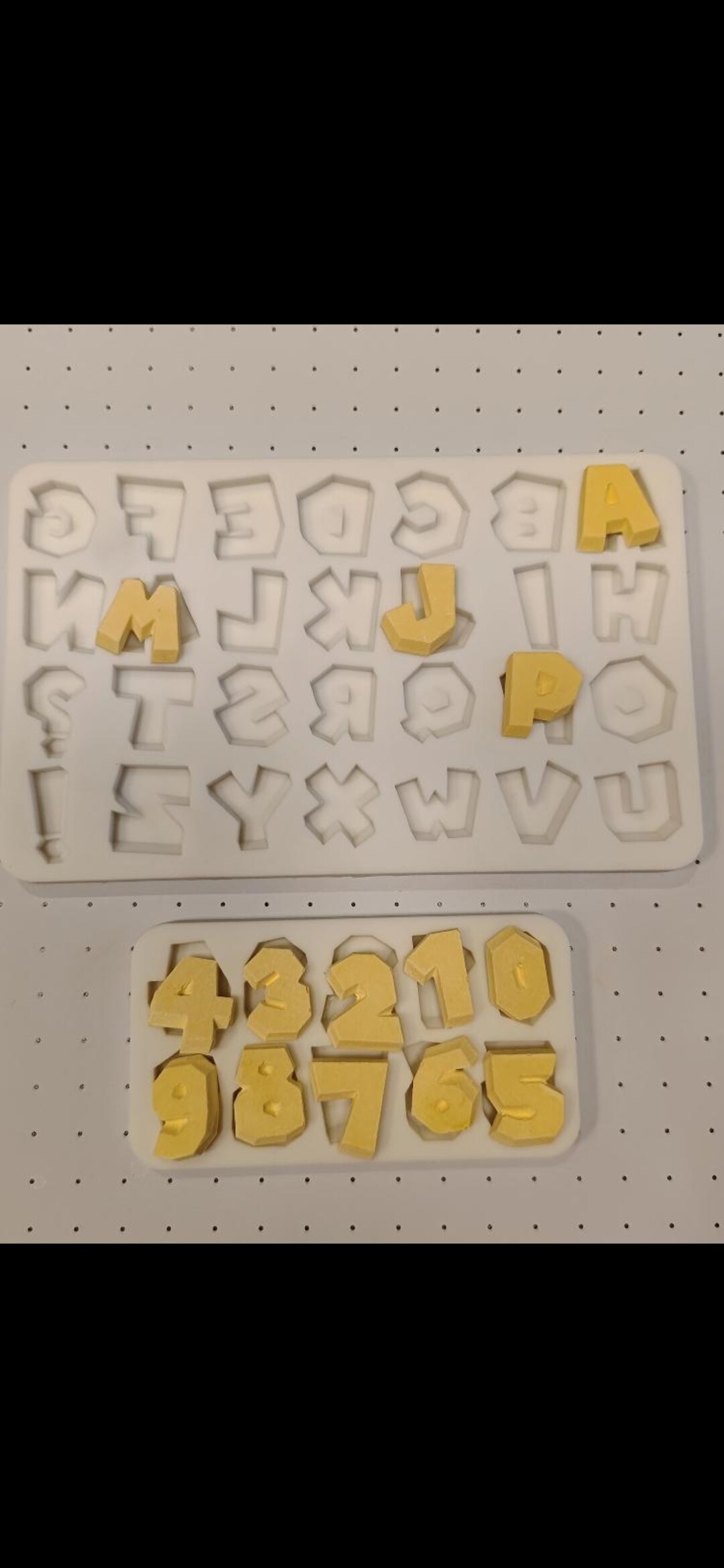 Alphabet Crooked Silcone Letters and Number - Etsy