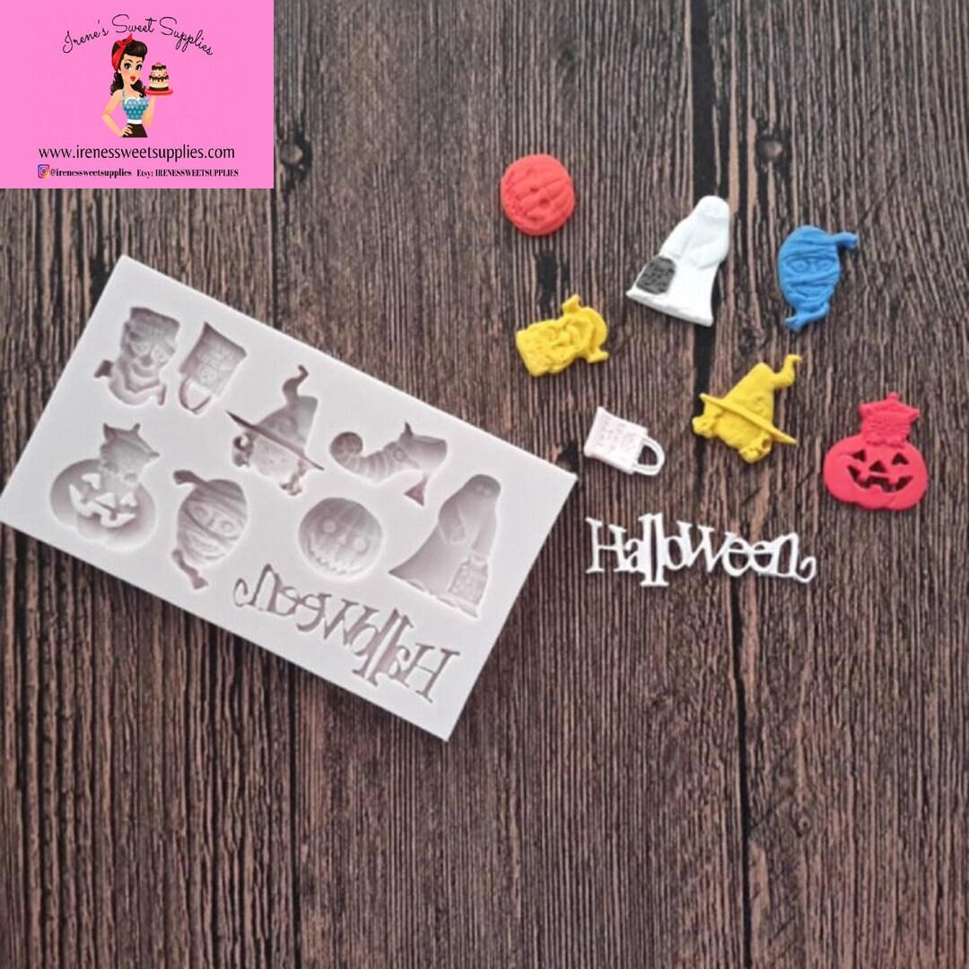 7 Different Styles of Spooky Scary Molds for Halloween This is - Etsy UK