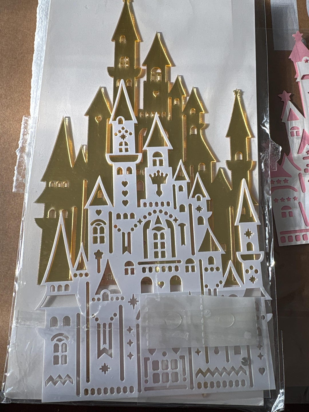 Acrylic Castle Large Castle is Acrylic Other Smaller Castles Are Paper ...