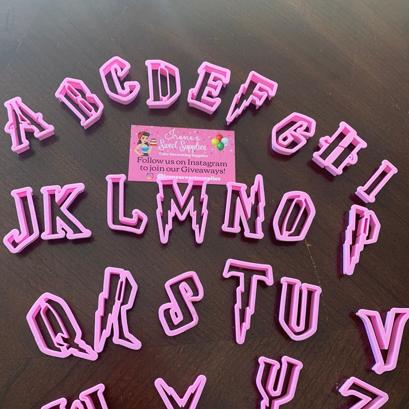 Cake Letter Cutter - Etsy