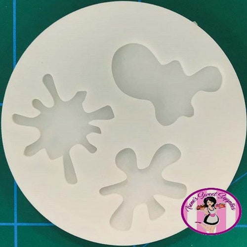 SLIME PAINT SPLATTERS Silicone Mold - Etsy
