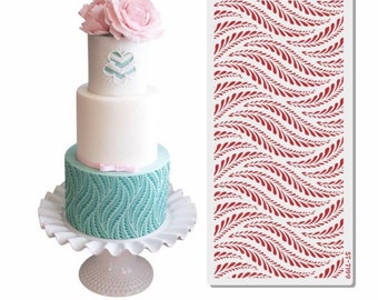 Wave Cake Stencil - Etsy