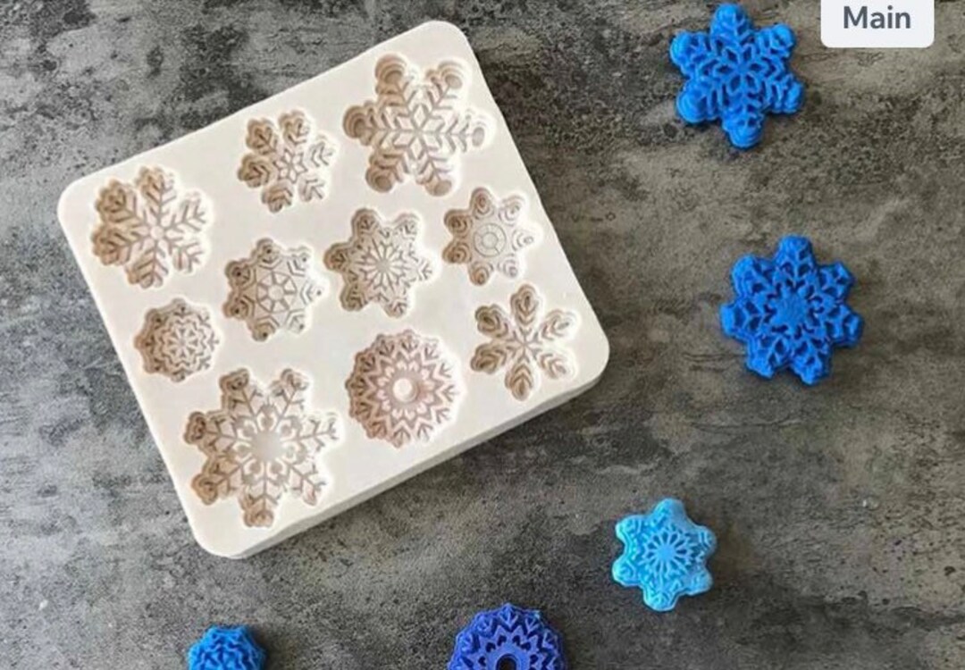 Snowflakes Silicone Mold - Etsy