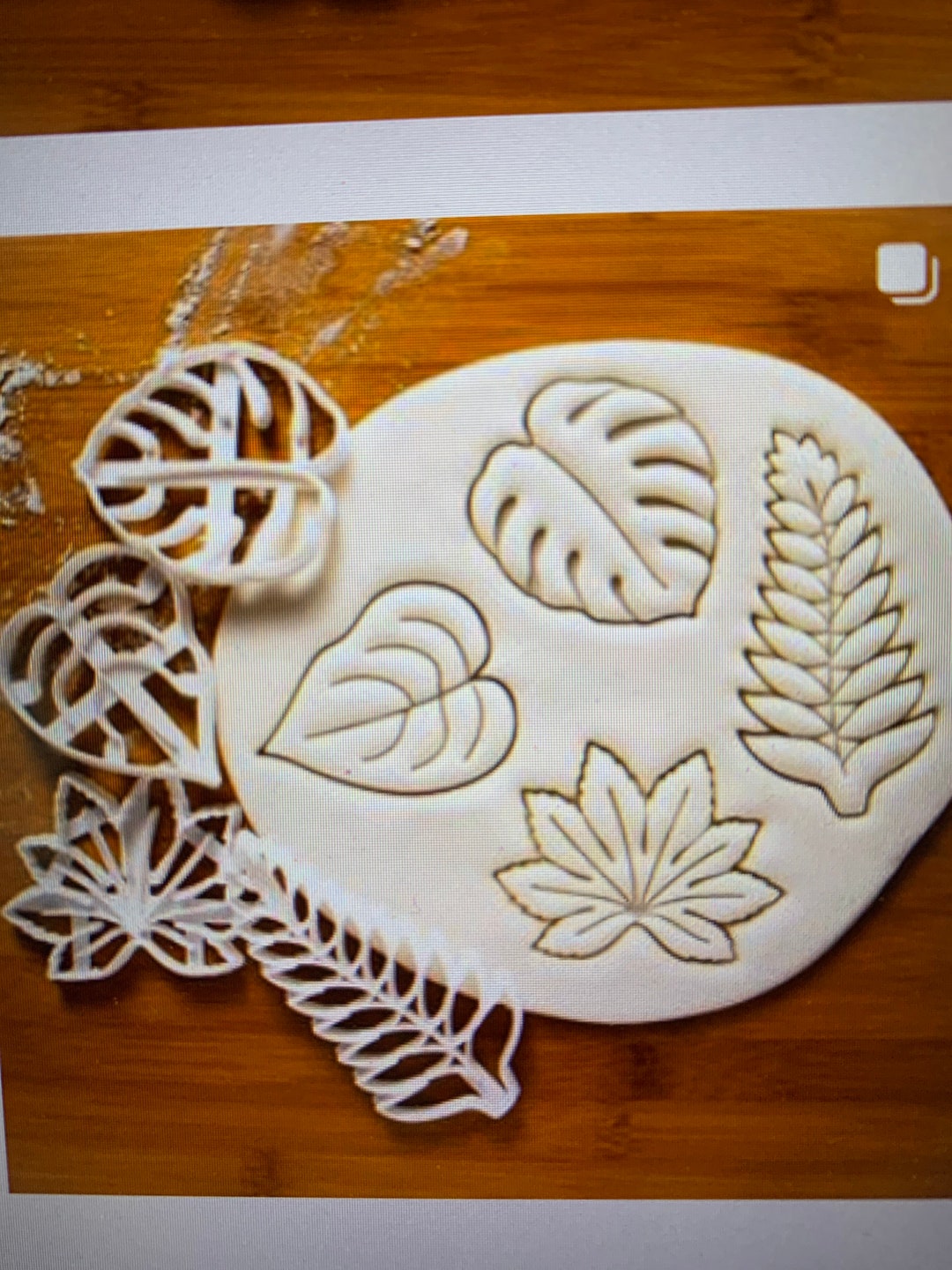 Leaf Cutter Set of 4 Great Details - Etsy