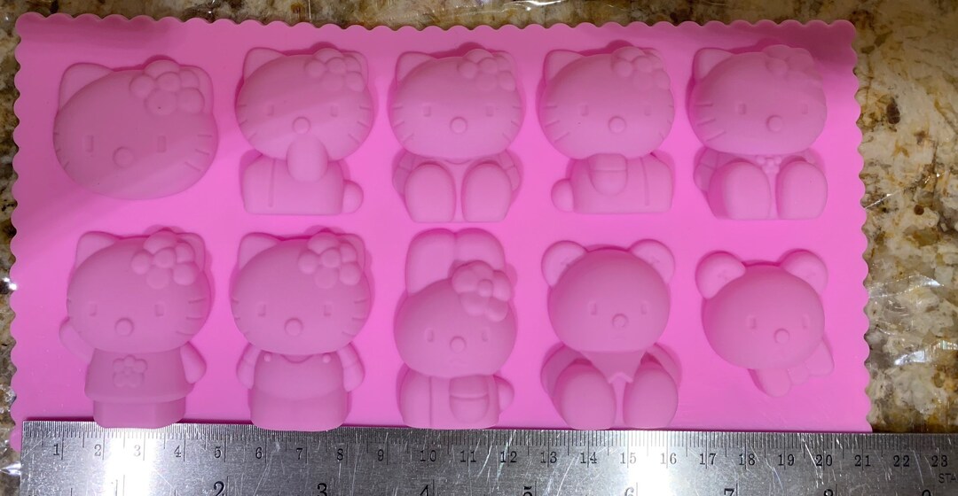 Kitty Hello Mold - Etsy