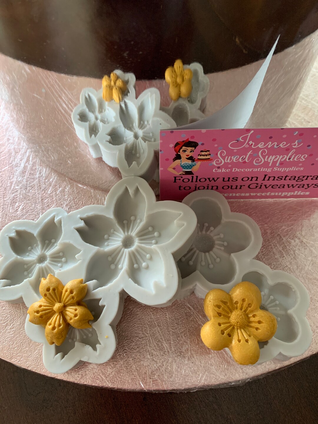 Flower Silicone Mold Yes You Can Use Sugar and Resin in These - Etsy