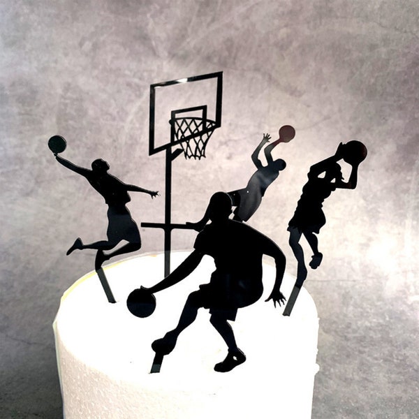 Basketball Cake Topper - Etsy