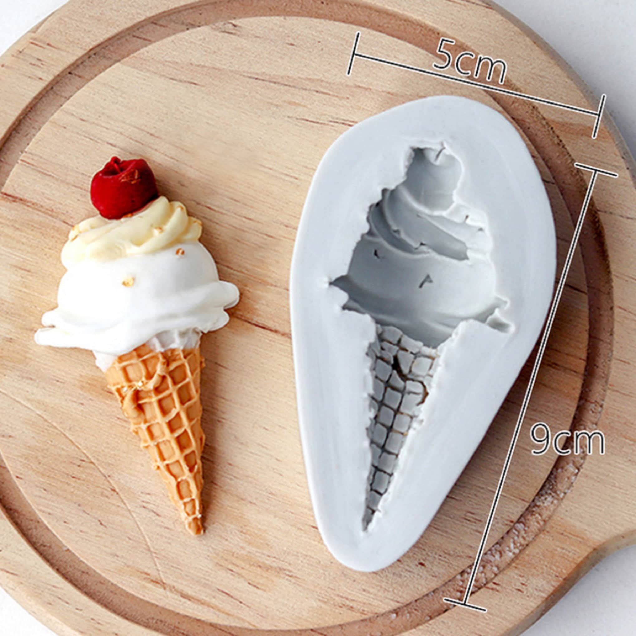Ice Cream Silicone Cone Molds Adorable 4 Styles Avail - Etsy
