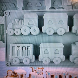 Trains Mold - Etsy