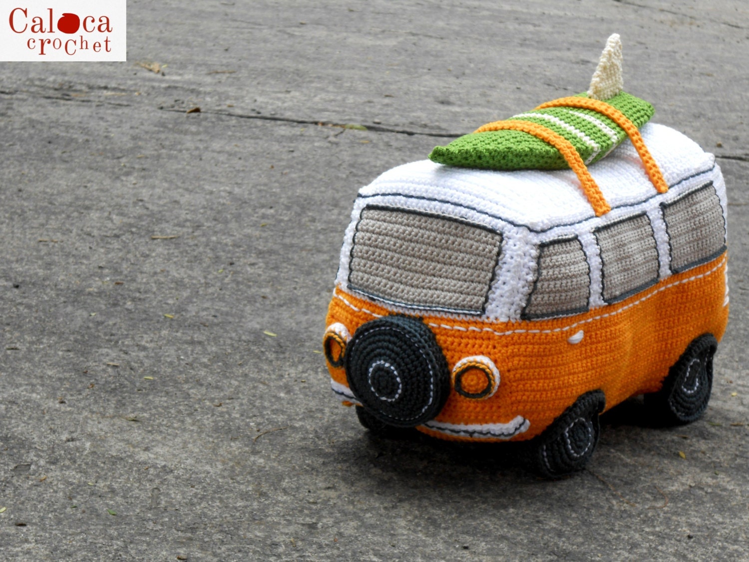 Pattern Surf Van Amigurumi. by Caloca Crochet. - Etsy