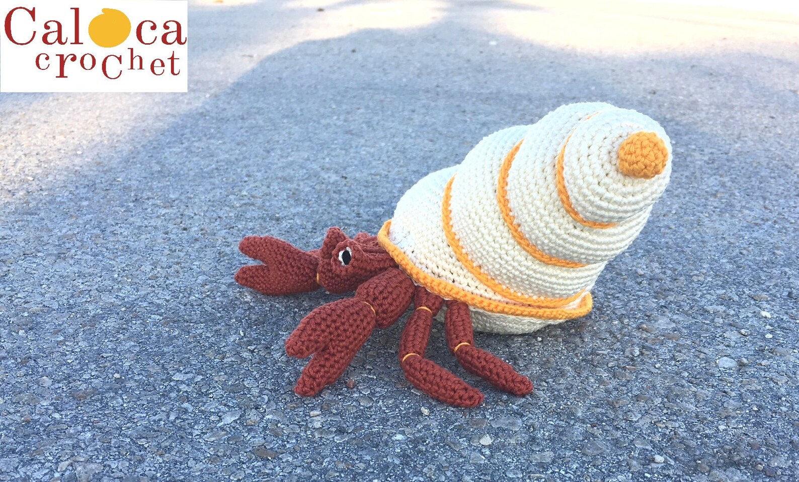 Hermit Crab PATTERN Amigurumi Crochet, by Caloca Crochet - Etsy