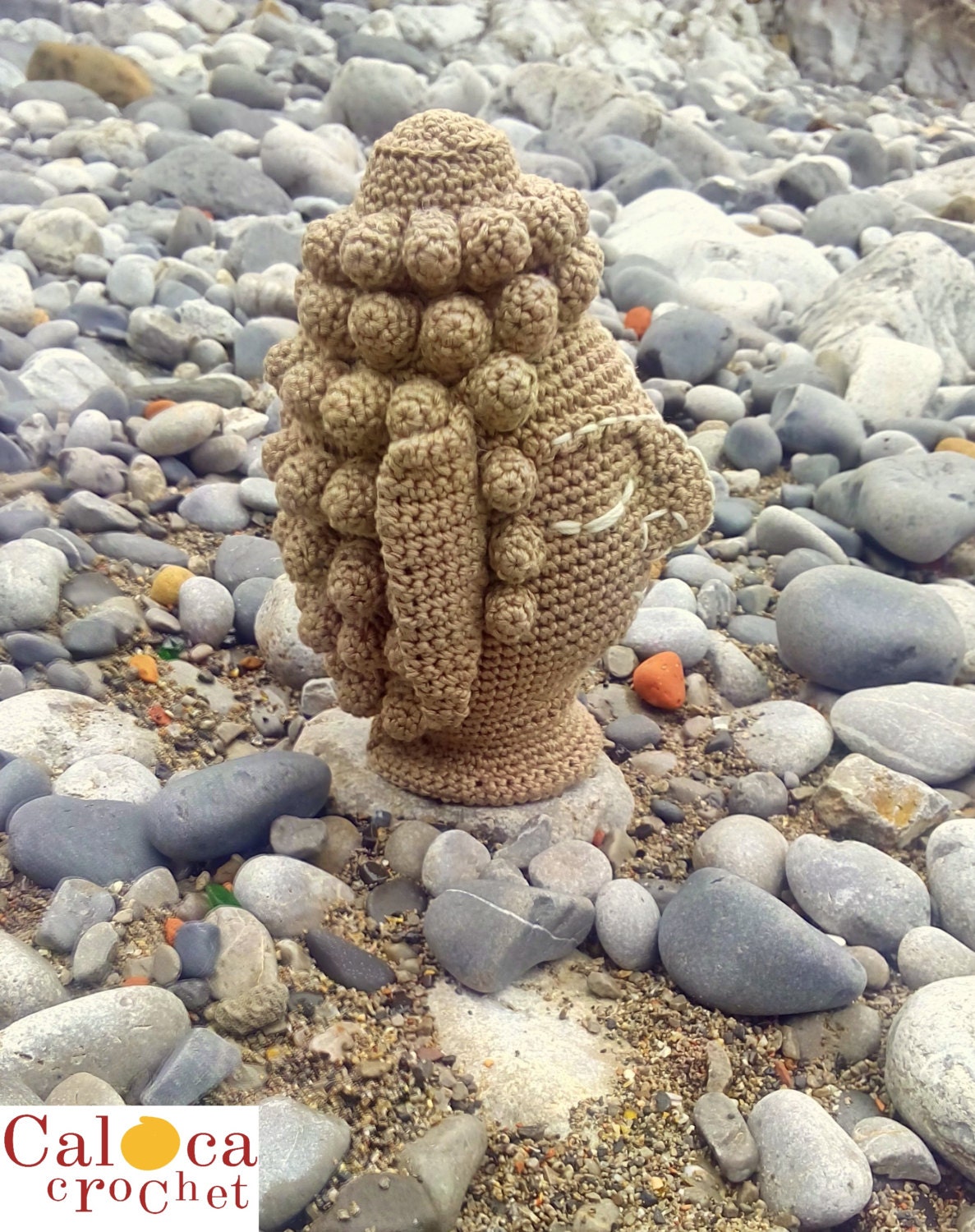 Pattern Buddha head amigurumi. By Caloca Crochet | Etsy