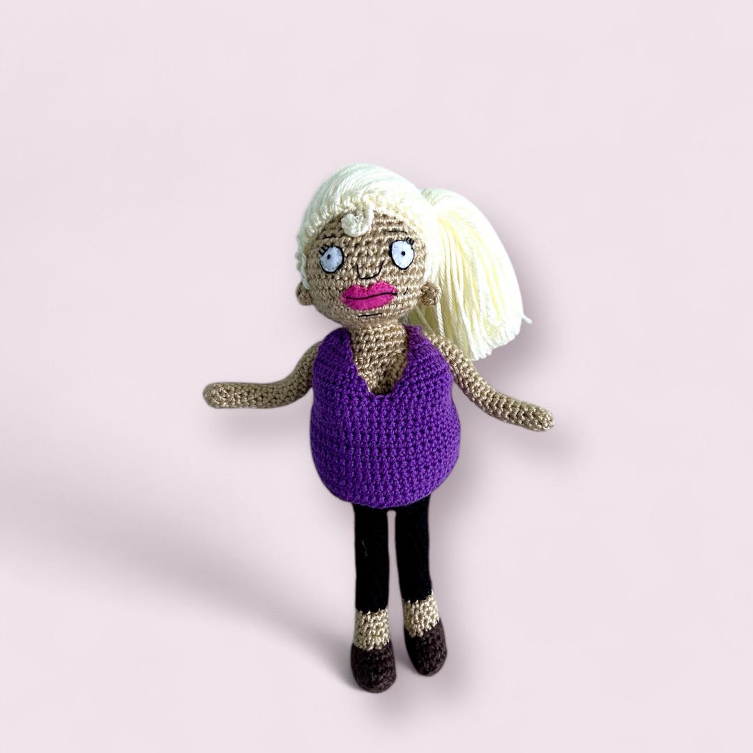 Handmade Crocheted Gretchen Doll - Bob's Burgers Inspired - Etsy