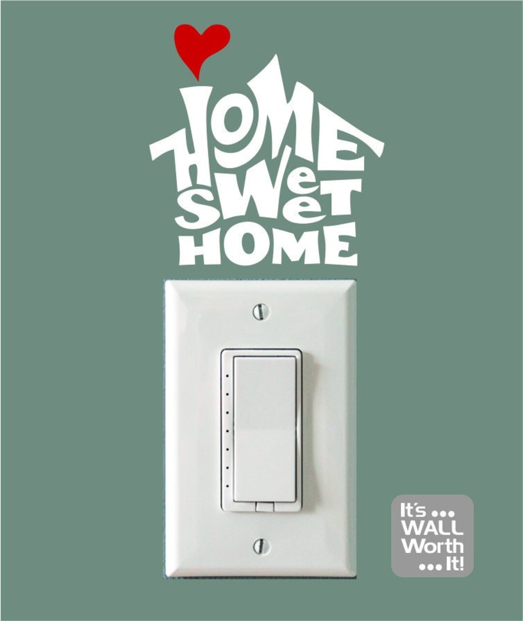 Home Sweet Home Light Switch Vinyl Decal - Etsy