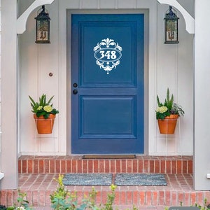 Custom Address Vinyl Decal – Door or Mailbox Number Sticker - Etsy