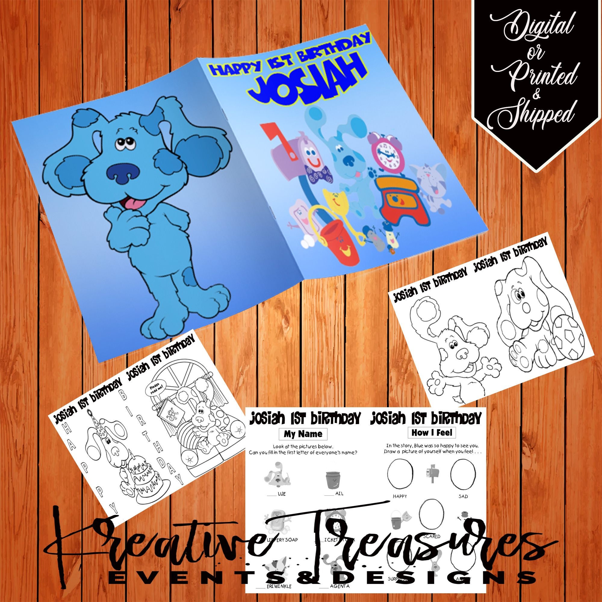 Rugrats And Blues Clues Coloring Pages
