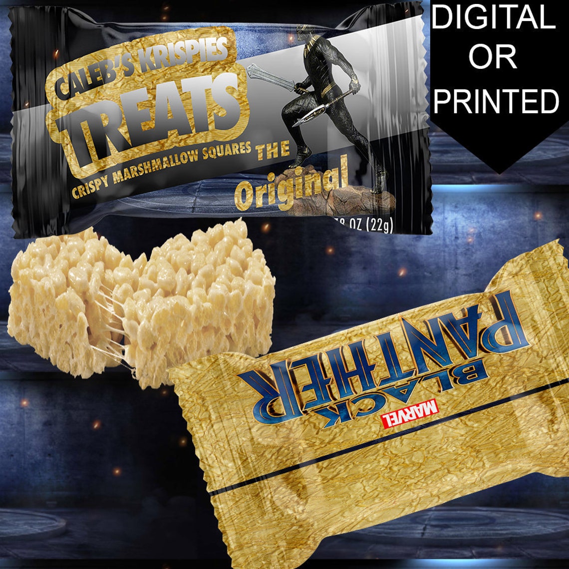 Rice Krispies Treat Wrapper Personalized Rice Krispies Treat Etsy Rice Krispies Treat Wrapper Personalized Rice Krispies Treat Etsy