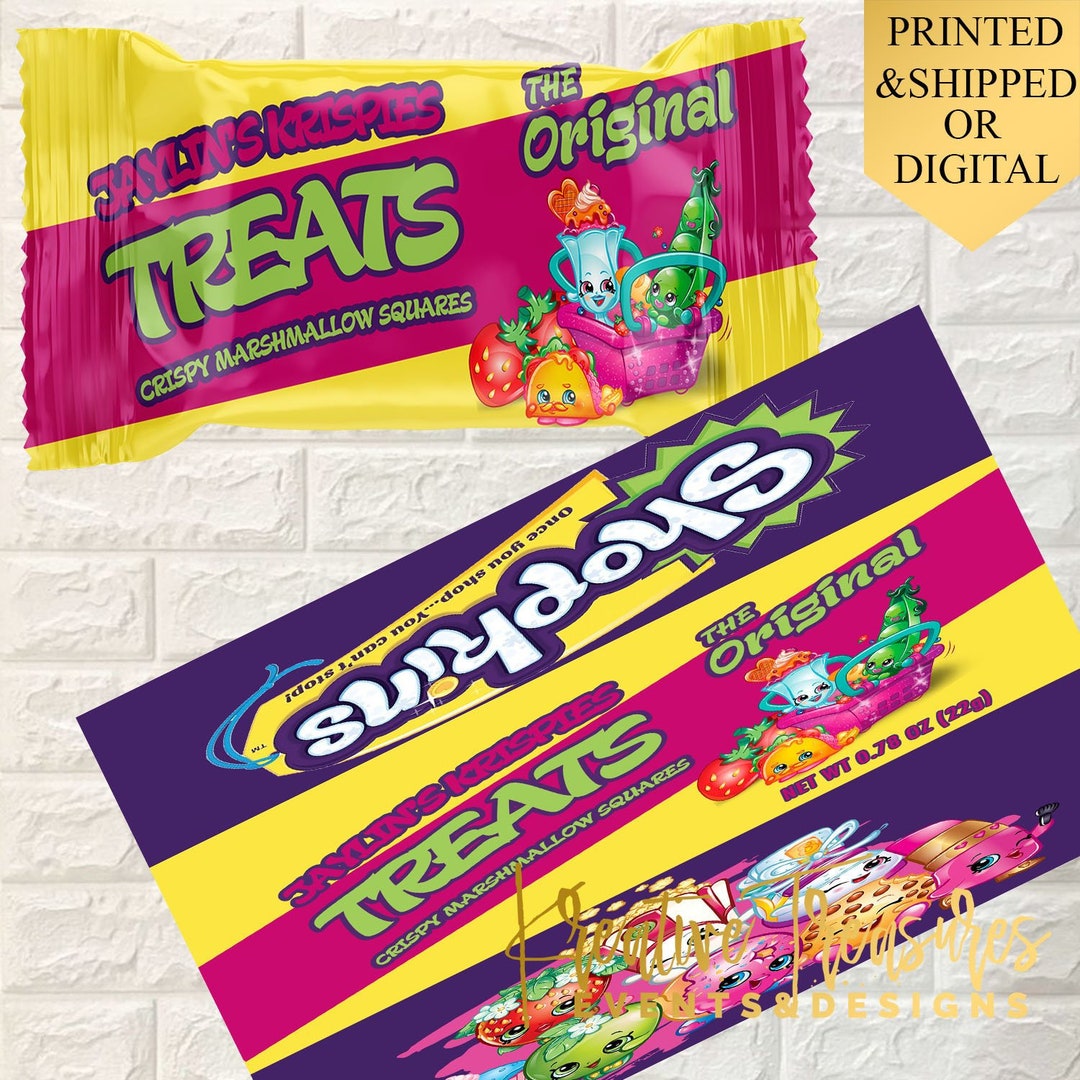 Rice Krispies Treat Wrappercustom Rice Krispies Treat - Etsy