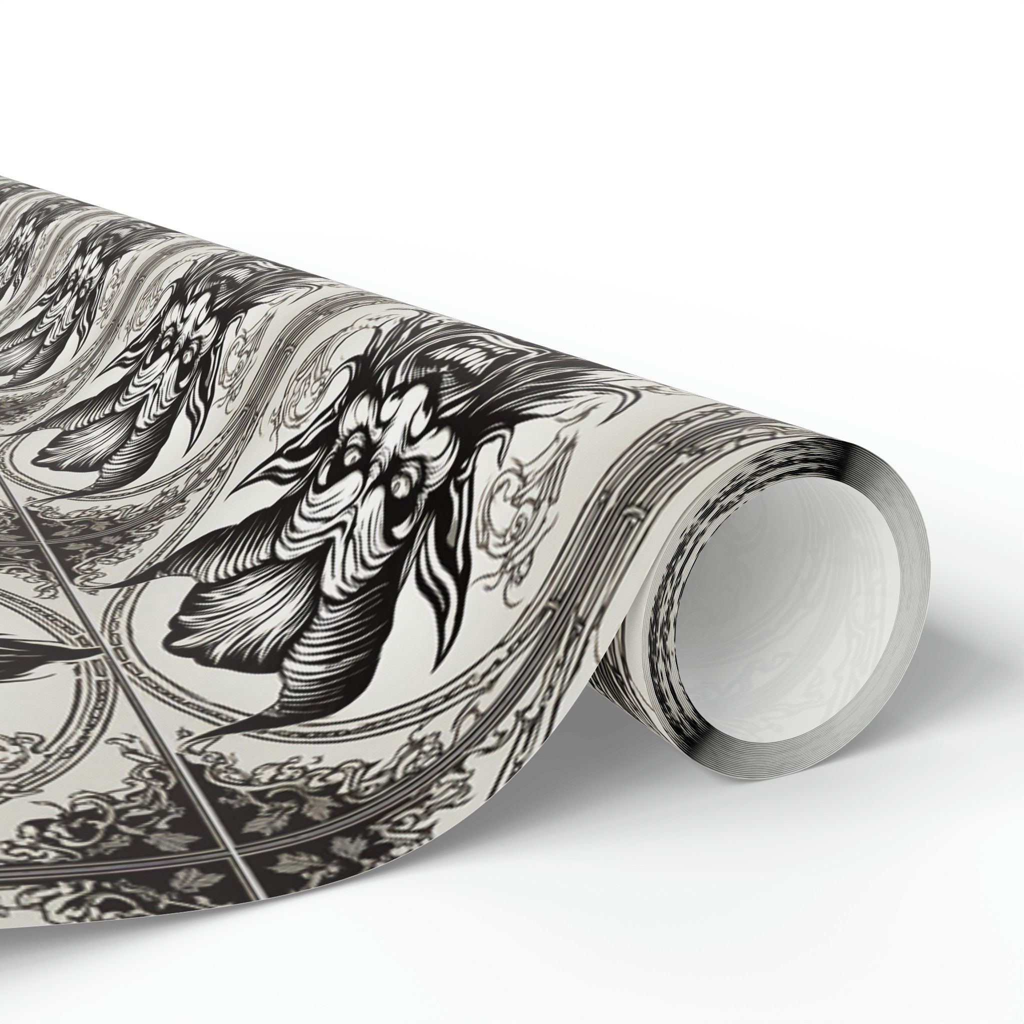 Krampus Traditional Wrapping Paper Unique Christmas Gift Wrap Creepmas ...