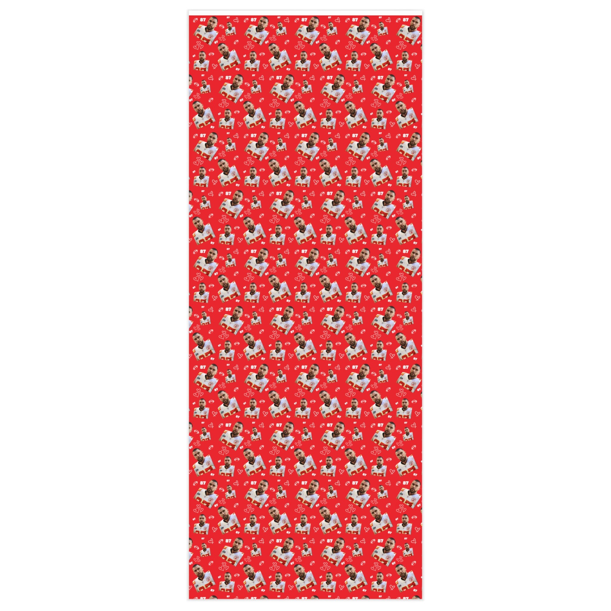 Travis Kelce Gift Wrapping Paper Kansas City Chiefs Football Gifts - Etsy