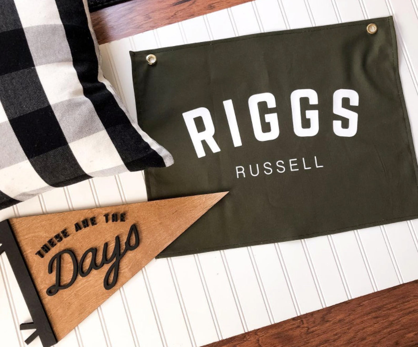 Custom Canvas Name Banner Custom Canvas Wall Hanging Sign - Etsy