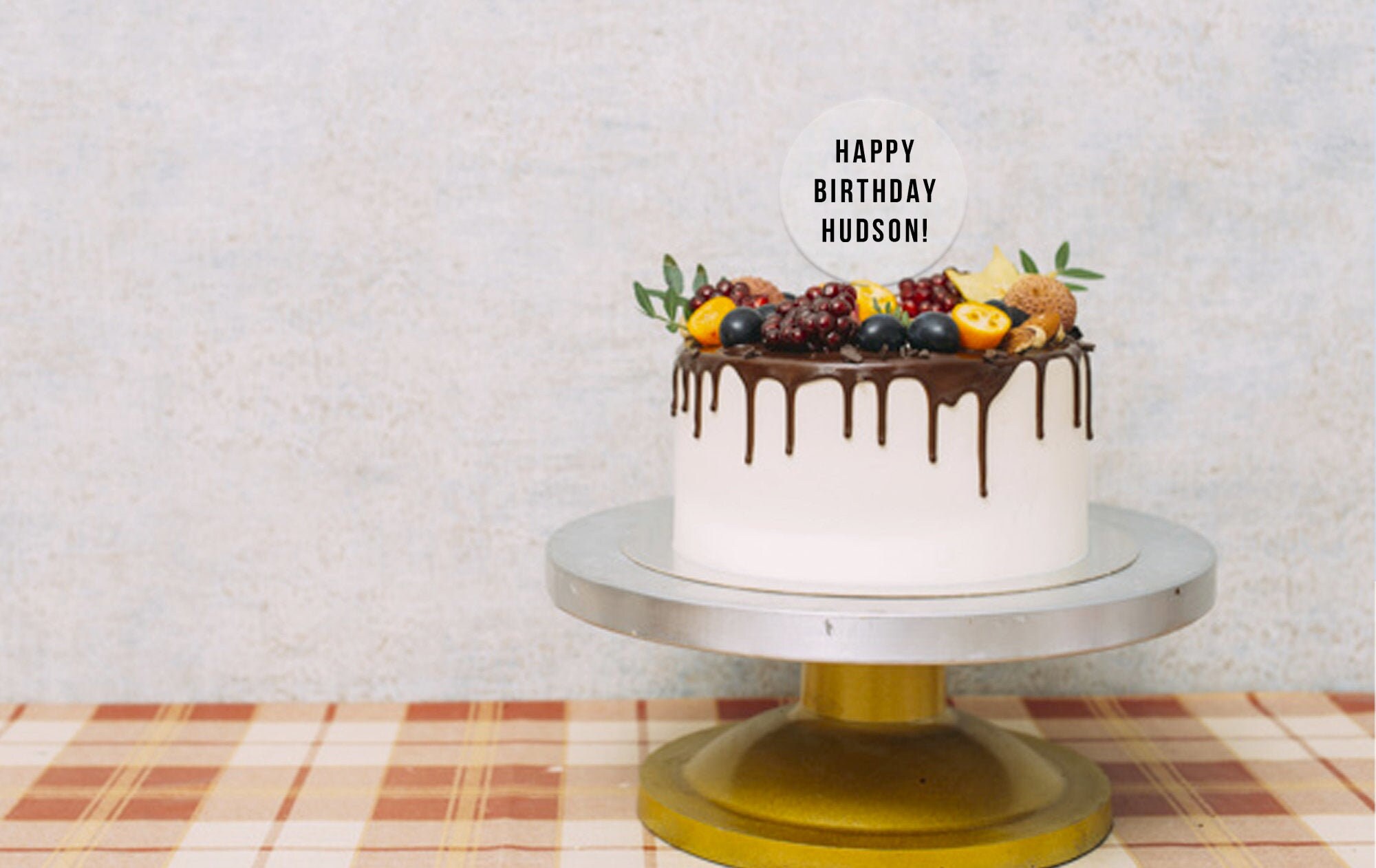Modern Cake Topper | Acrylic Cake Topper | Personalized Cake Decoration ...