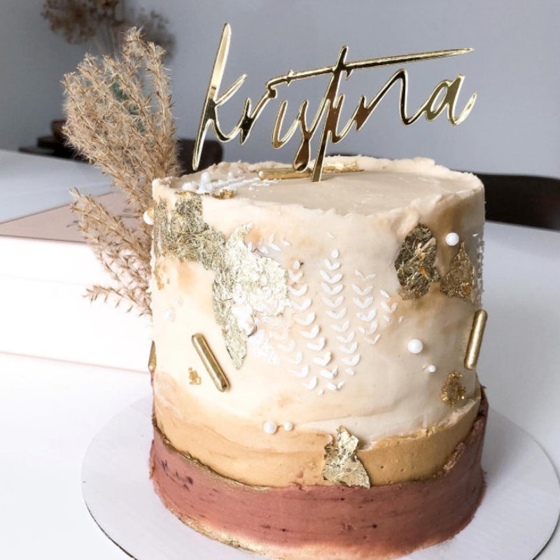 Name Cake Topper - Etsy Canada