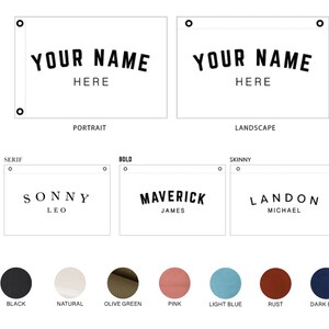 Custom Canvas Name Banner | Custom Canvas Wall Hanging | Sign Wall ...