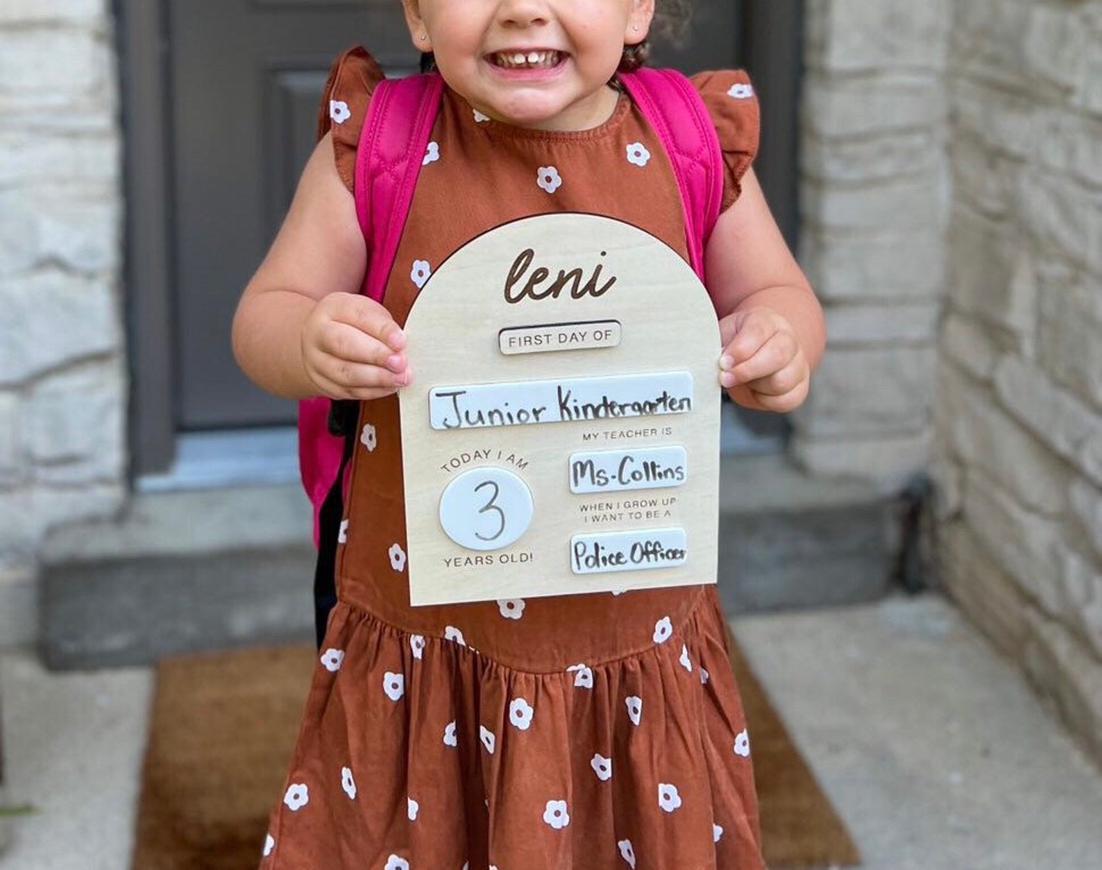 Back to School Sign | Milestone Sign | First Day of School - Etsy