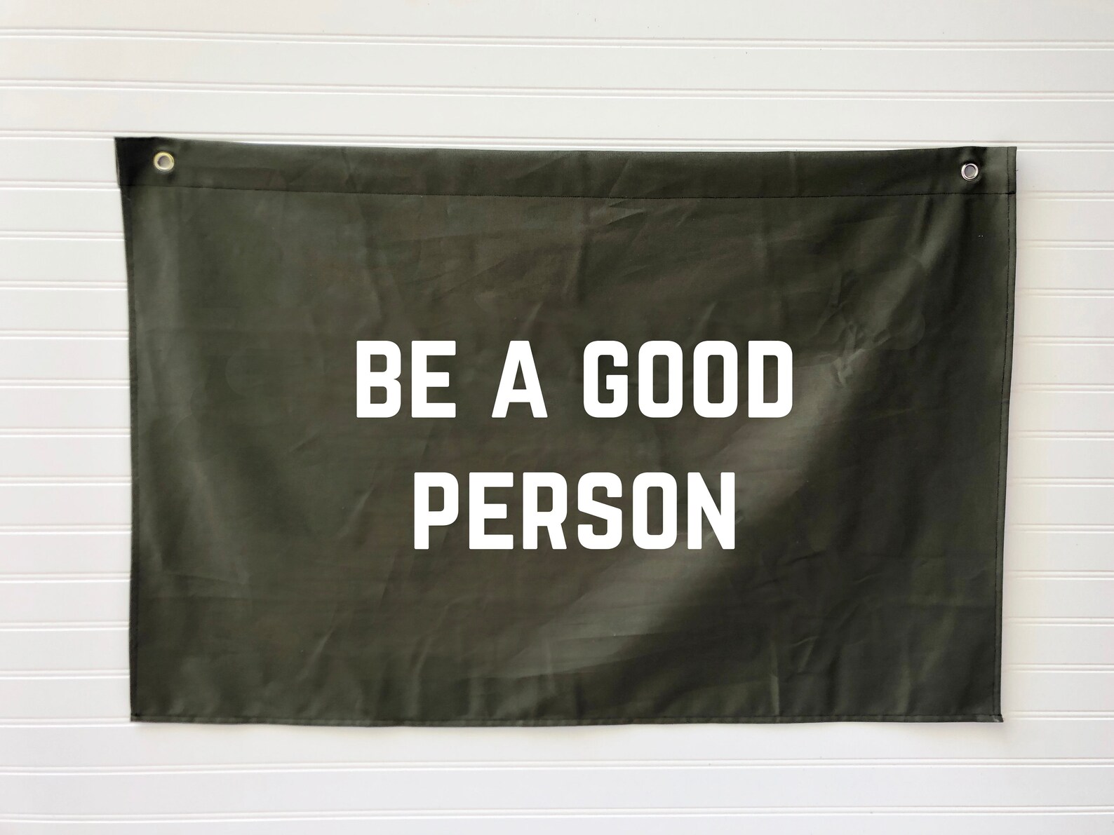 Be A Good Person | Custom Name Banner | Custom Canvas Wall Hanging ...