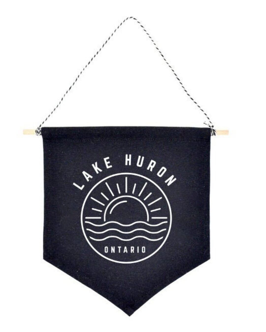 Lake Huron Banner | Canvas Banner | Personalized Banner - Etsy