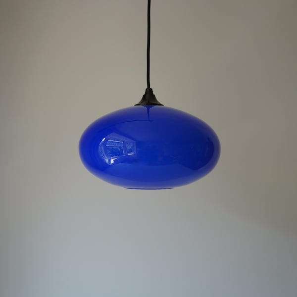 Blue Glass Light - Etsy Australia