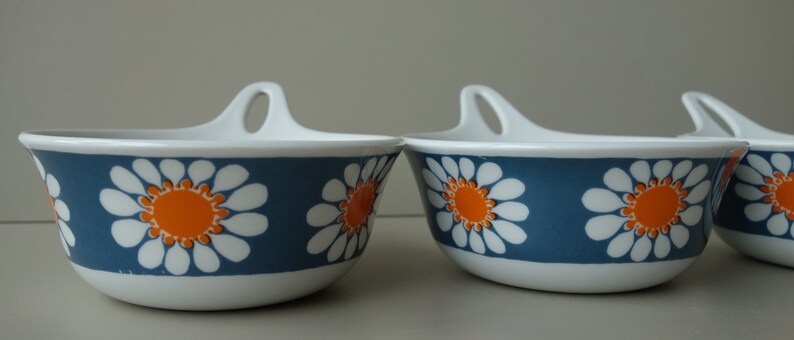 Daisy Vintage Set of 4 Four Small Sauce Pan Pans With Handle - Etsy