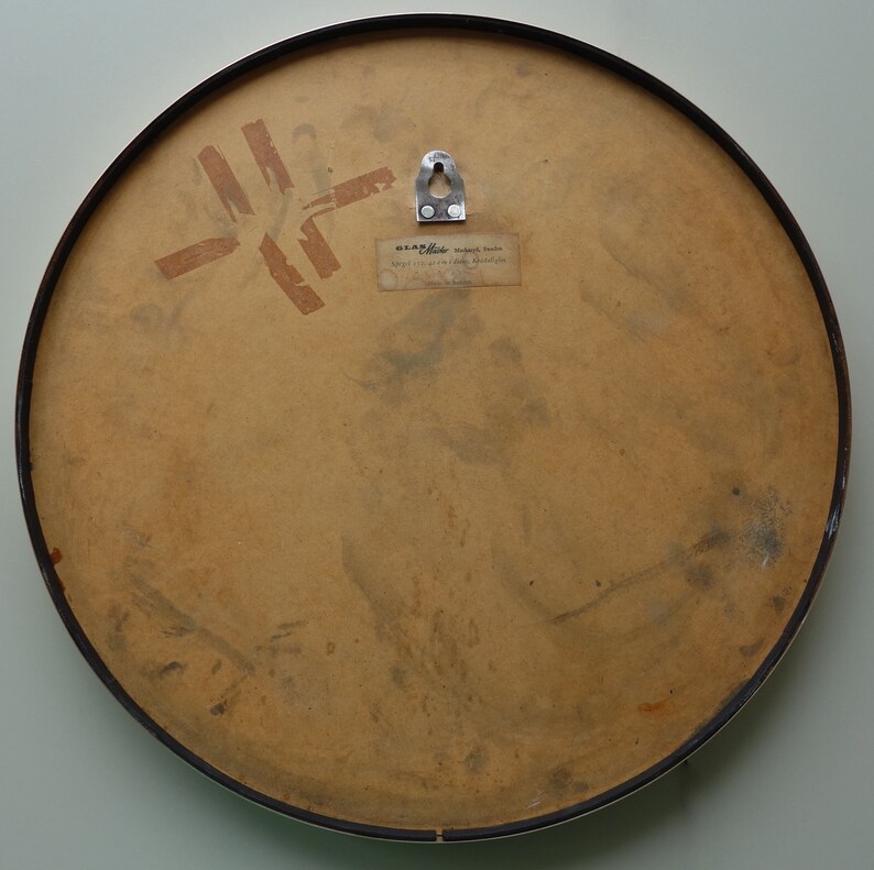 W2424 Nils Troëd Vintage Glass Brass Mäster Markaryd Model 132 Frame ...