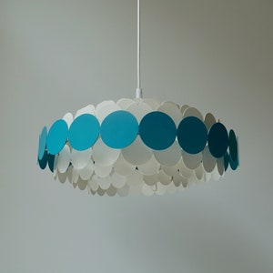 Rarest Color Turquoise Stunning Graphic Metal Doria Leuchten Seven 7 ...