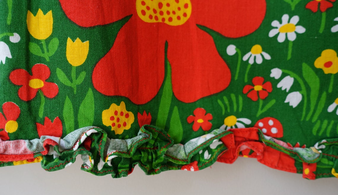 Exc. Condition Anna-lena Emdén IKEA Great Flower Patterned Large Piece ...