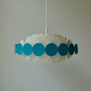 Rarest Color Turquoise Stunning Graphic Metal Doria Leuchten Seven 7 ...