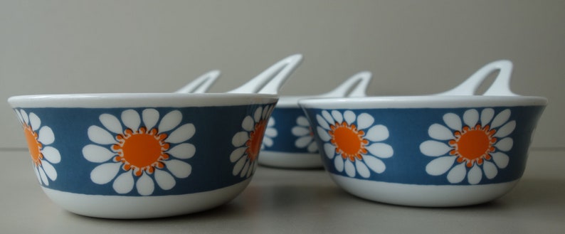 Daisy Vintage Set of 4 Four Small Sauce Pan Pans With Handle - Etsy