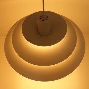 Jeka Metaltryk Large White Danish Design Multi Layered Discs Lamp ...