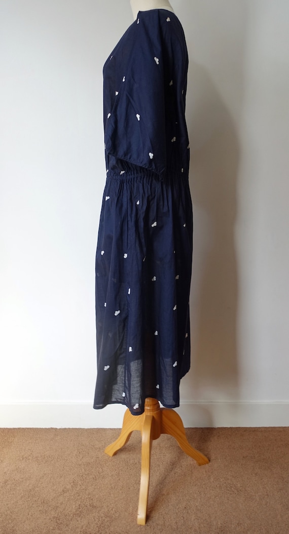 Vintage 1978 Marimekko long summer dress short sleeve… - Gem