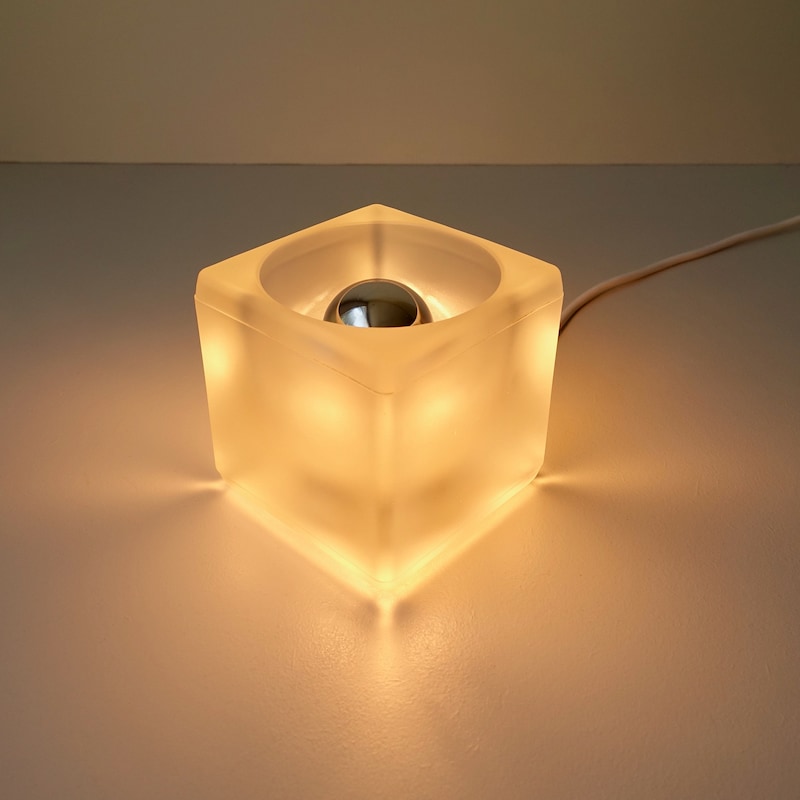 Glass Block Lamp - Etsy