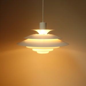 Jeka Metaltryk Large White Danish Design Multi Layered Discs Lamp ...