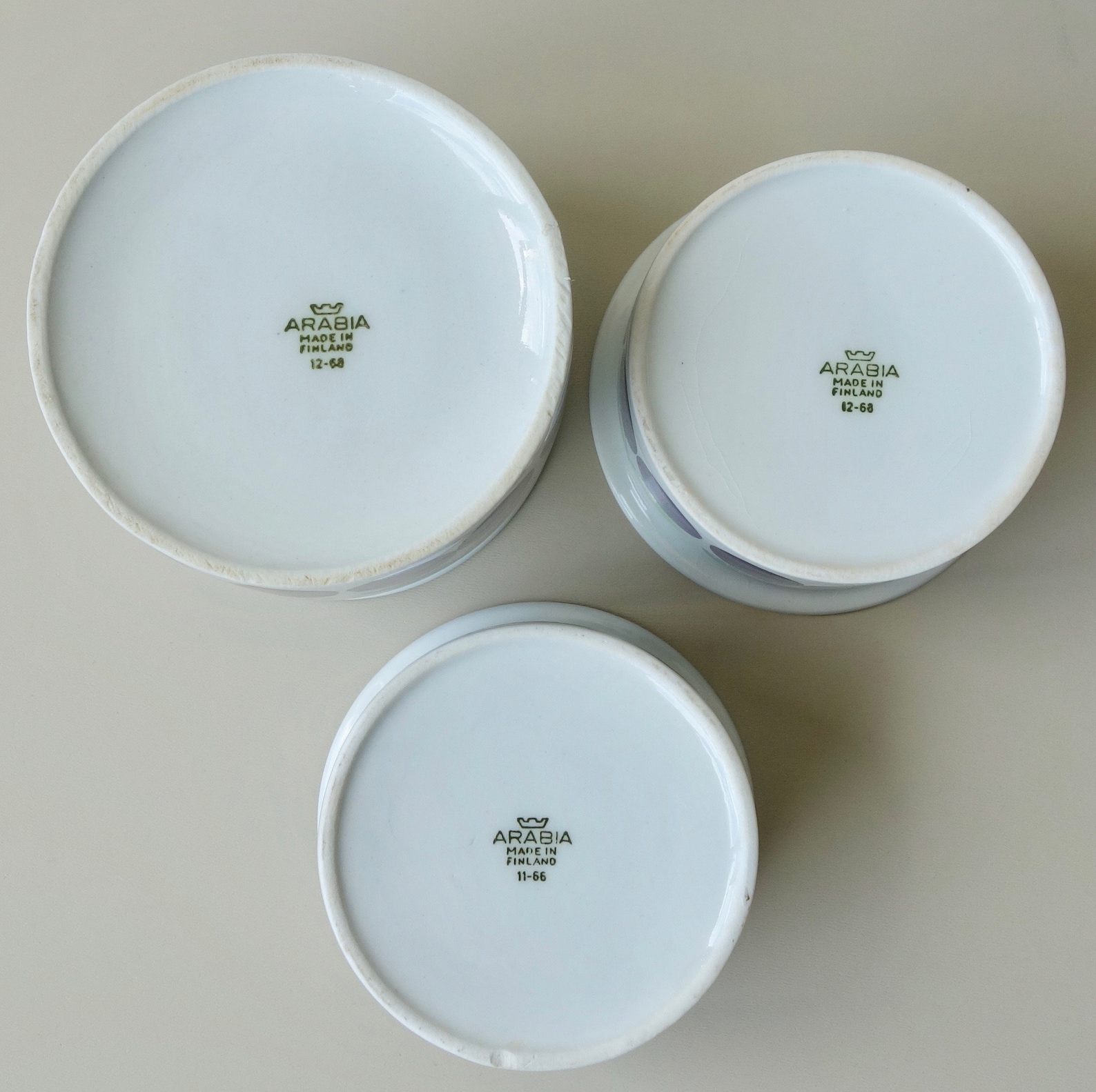 3 X Vintage Arabia Pomona Plum Marmalade Jam Storage Pots Two | Etsy