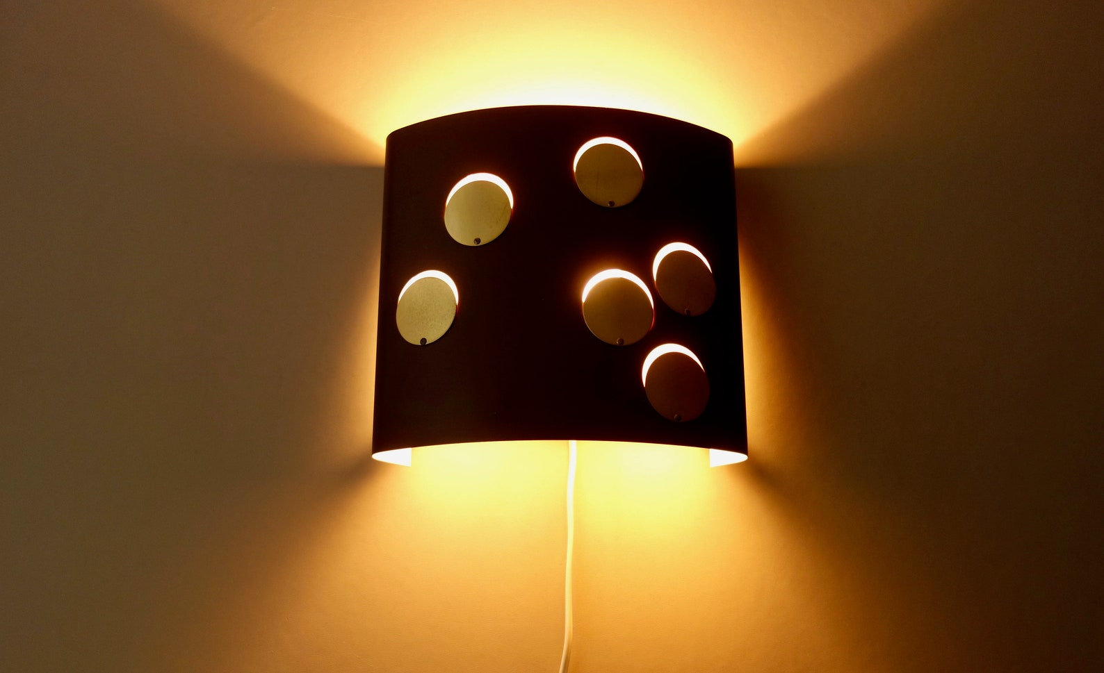 Rare Very Graphic All Metal Gold Medals Circles Brass Brown - Etsy