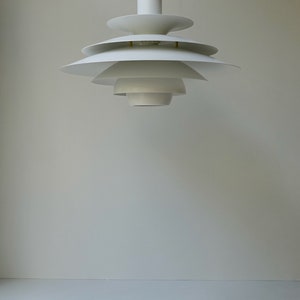 Jeka Metaltryk Large White Danish Design Multi Layered Discs Lamp ...
